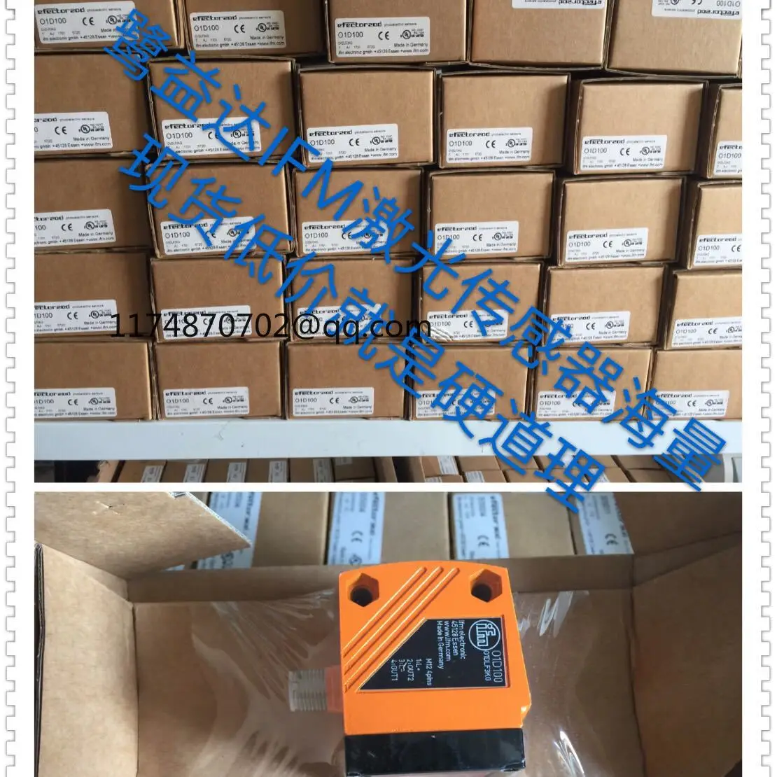 Ifm-sensor o1d102 o1d300, 100% novo e original