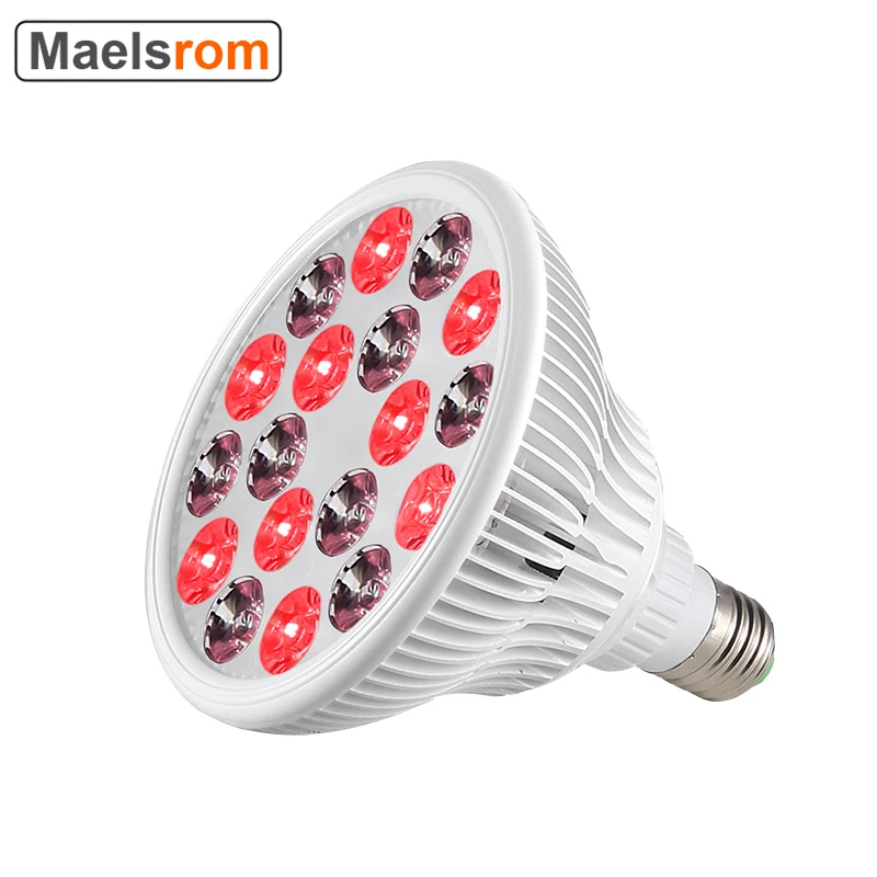 E27 54W Red Light LED Massage Therapy Lamp 660nm 850nm Near Infrared ...