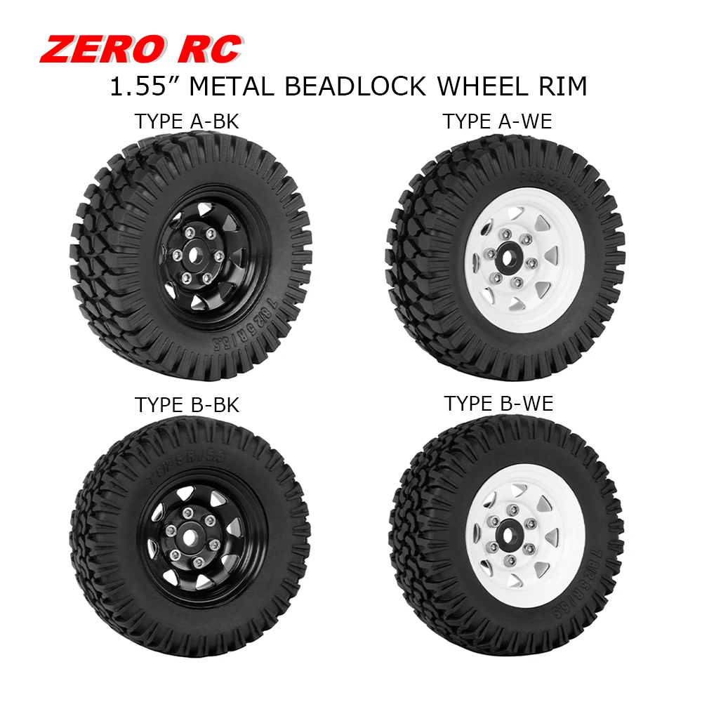 RC-Crawler-1-55-Off-Road-Metal-Beadlock-Wheel-Rim-Brass-Weight-For-D90 ...