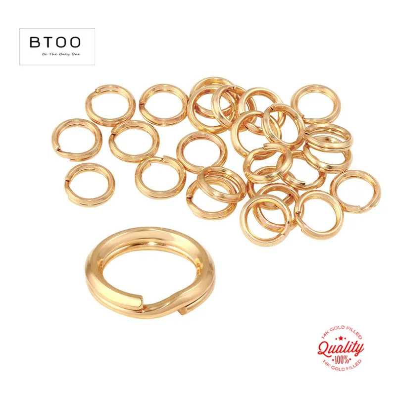 14K-Gold-Filled-Open-Double-Loop-Jump-Rings-for-Making-DIY-Jewelry ...