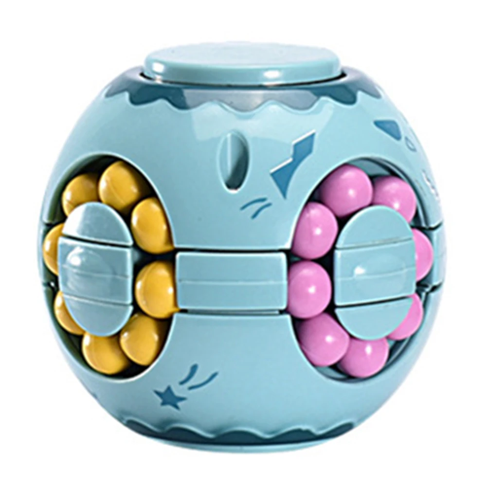 Rotating Finger Cube Game Rotating Magic Bean Cube Spinner Fidget Toy ...
