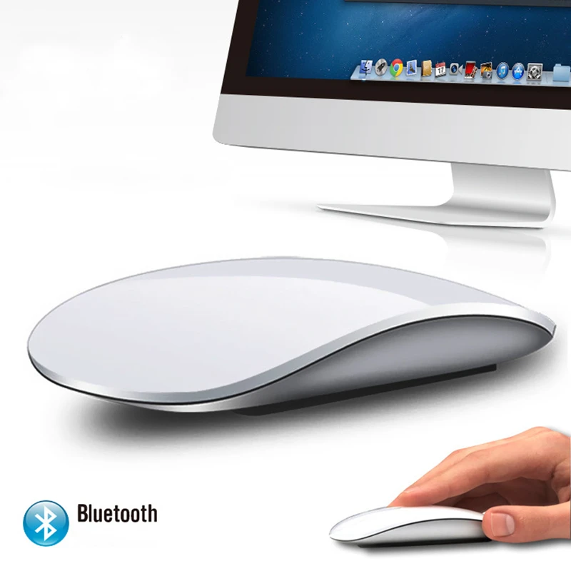 Magic Mouse 2 Bluetooth 2.4g Wireless Game Mouse Touch Wheel Pc Ultra ...