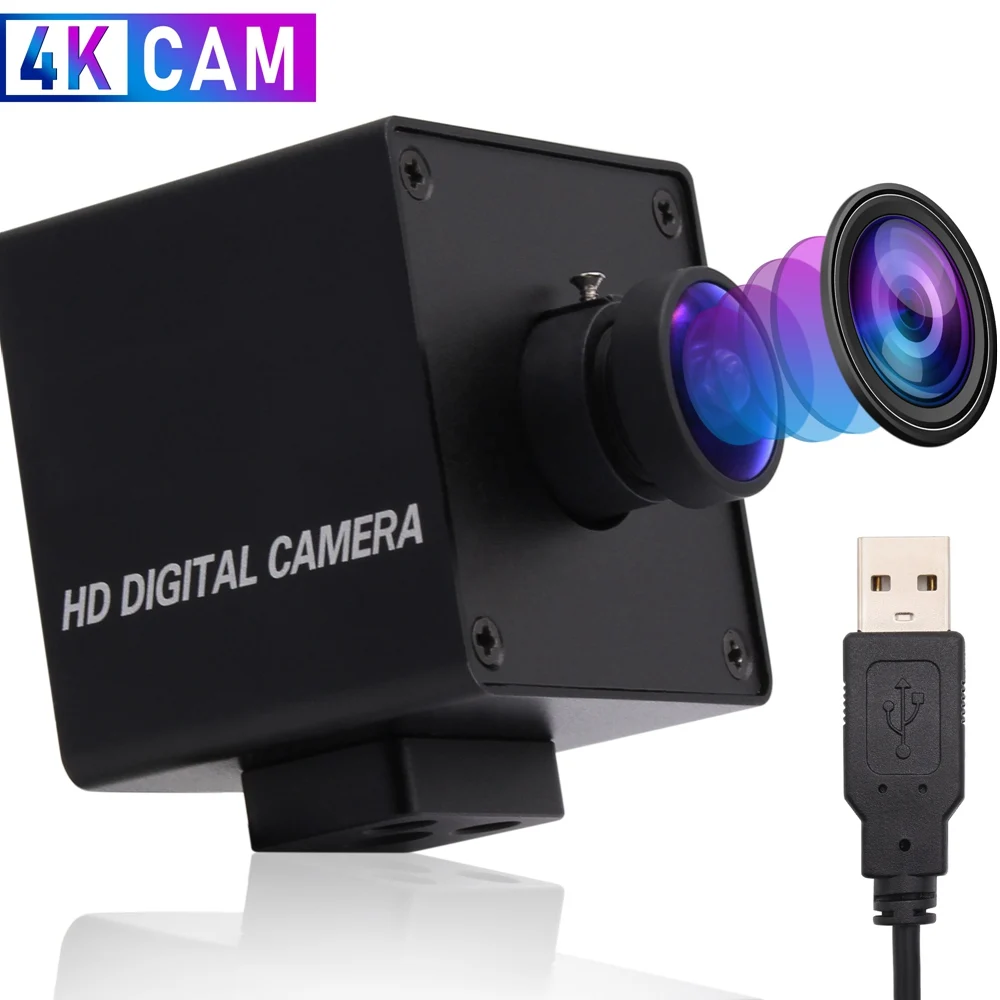 ELP Wide Angle 170 degree lens Interchangeable CMOS IMX317 Sensor 4K ...