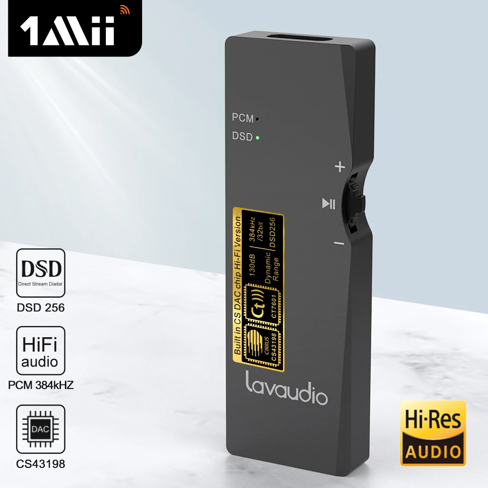 1mii Ds100 Dac Headphone Amplifier Hires Hifi Decoding Audio Usb Type-c ...