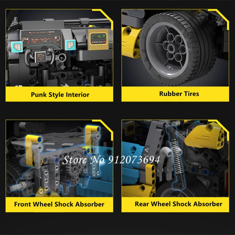 DIY Puzzle Aassembly Remote Control Offroad Car Infrared Detection ...