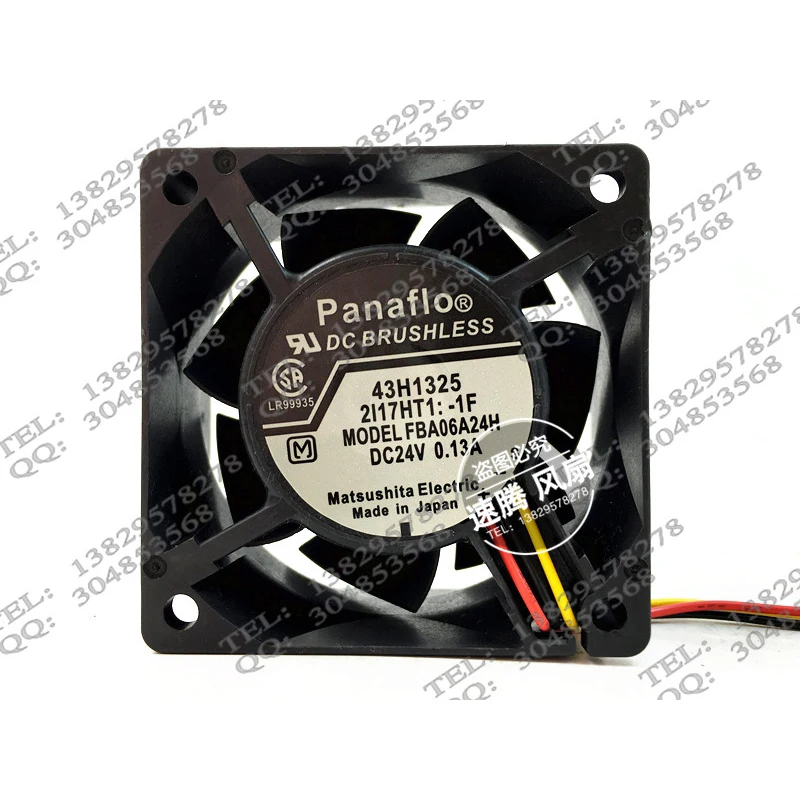 original NMB FBA06A24H 6CM 24V 0.13A ultra-quiet inverter cooling fan ...