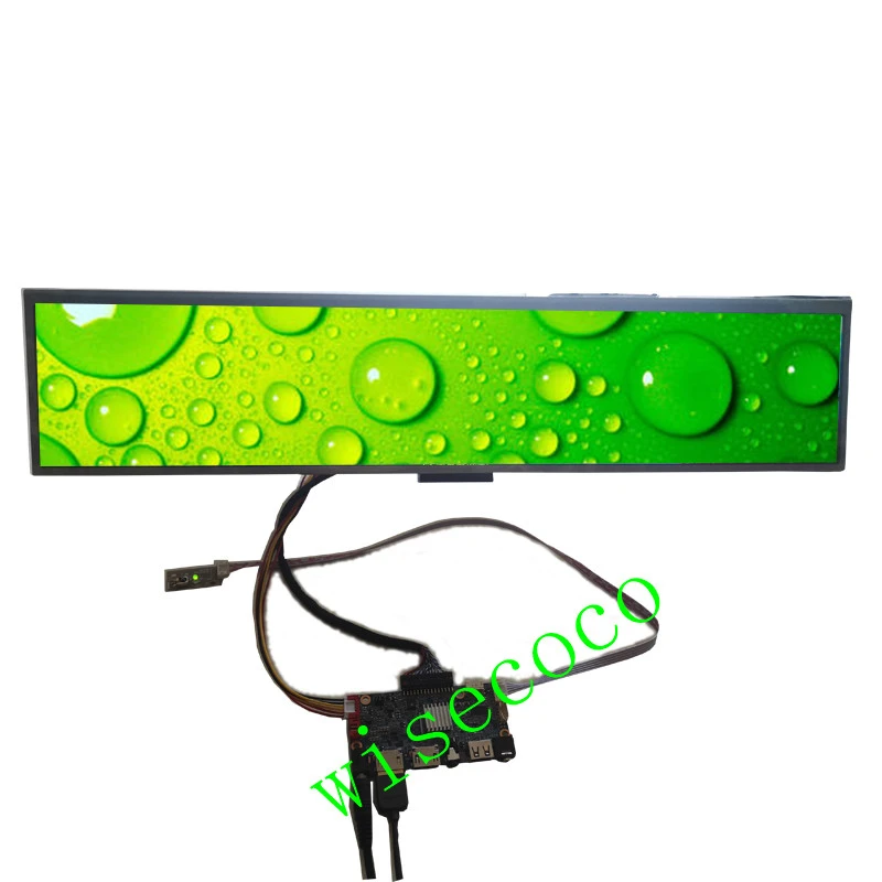 24 Inch 1920*360 300nit Advertising Ultra Wide Stretched Bar Lcd ...