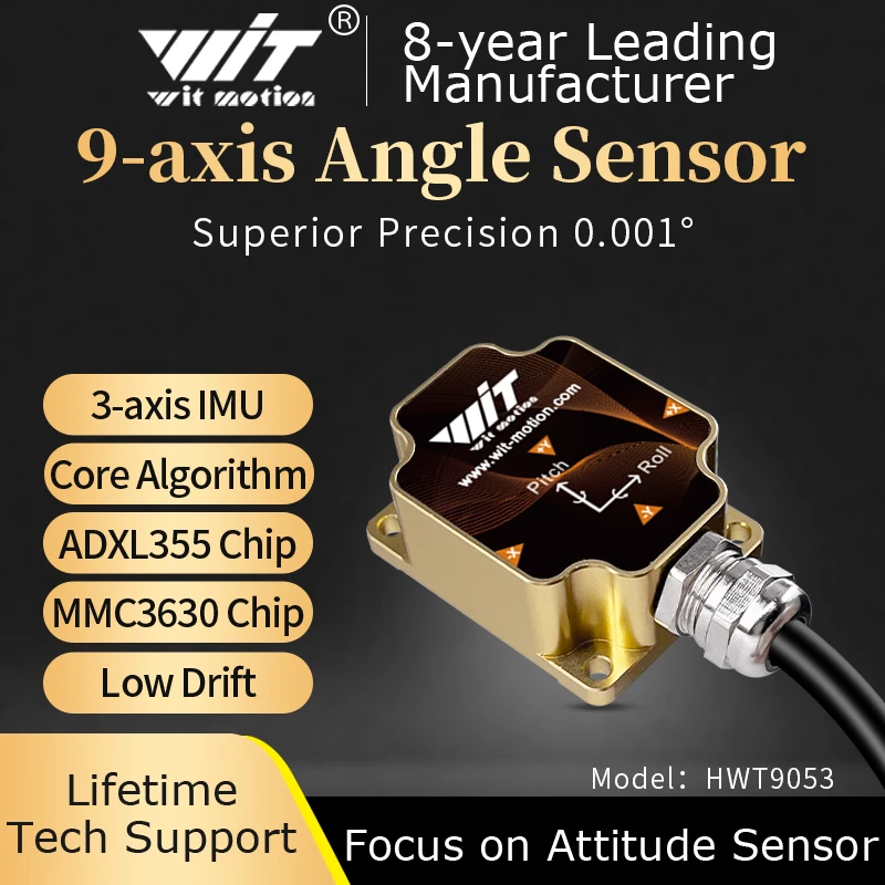 WitMotion HWT9053 AHRS 3-Axis Acceleration+Gyro+Euler Point+Mag filed ...