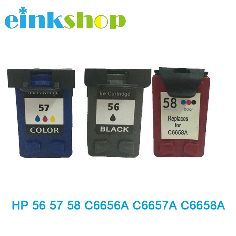 Einkshop 호환 잉크 카트리지 C6656A C6657A C6658A For HP 56 57 58 for hp ...