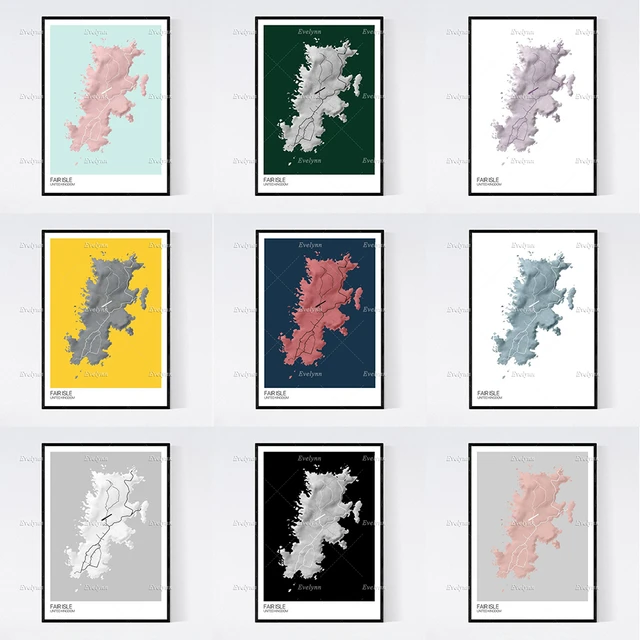 Fair Isle Scotland Map