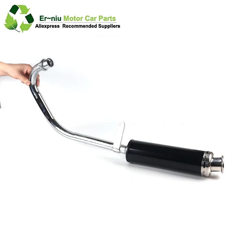 Red Cg125 Cg150 Cg200 Motorcycle Exhaust Muffler Full System With Db ...