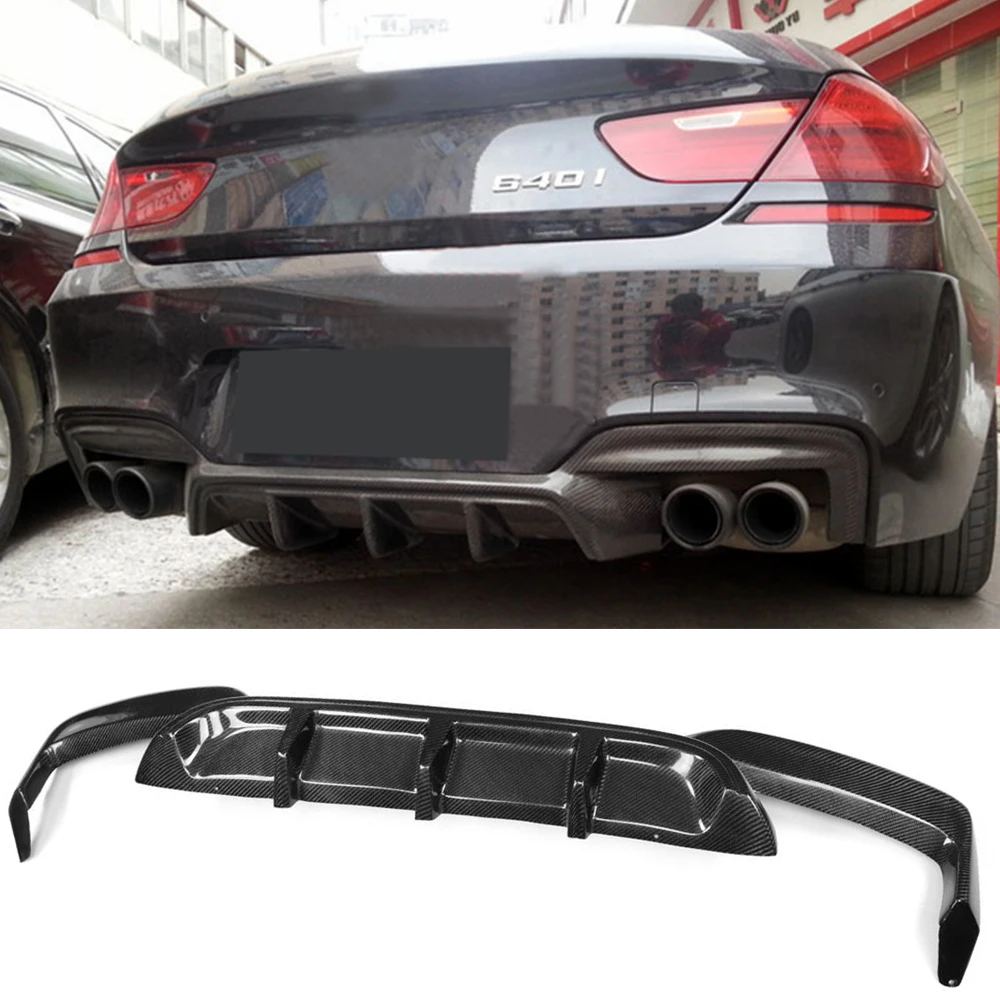 Car Rear Bumper Diffuser For Bmw F06 F12 F13 640i 650i M Sport M Tech ...