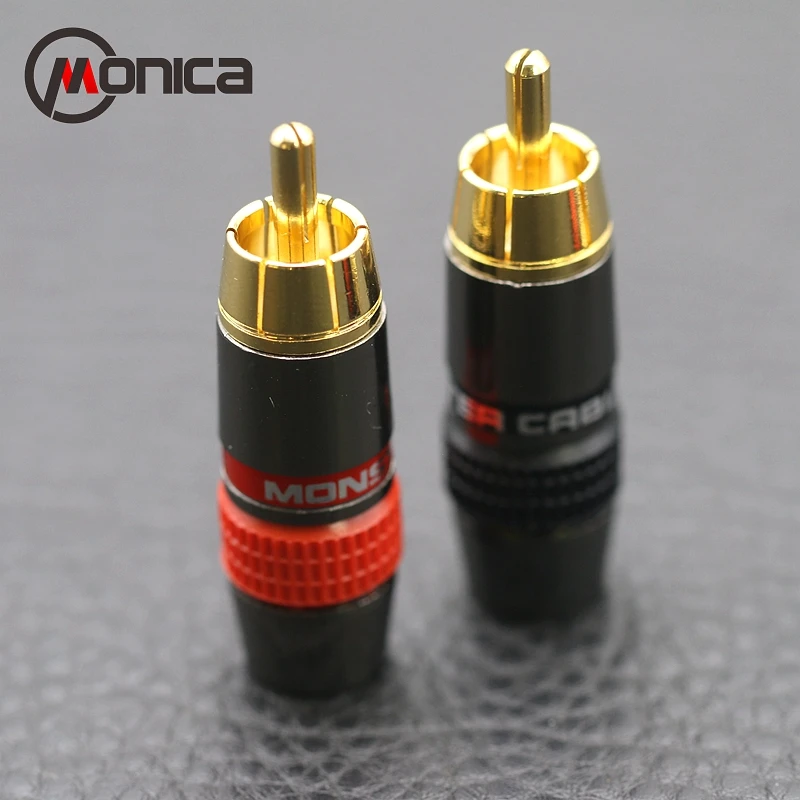Plugs Cables Audio Connectors | Rca Audio Connectors | Copper Signal ...