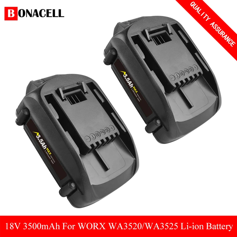 For Worx Wa3520 18v Ni-mh 3.5ah Battery Replacement Compatible With ...