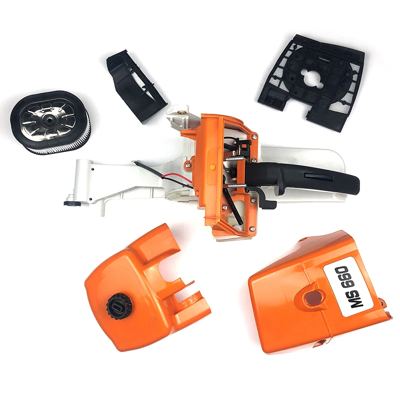 Chainsaw Rear Handle Gas Fuel Tank Shroud Cover Assembly Kit ...