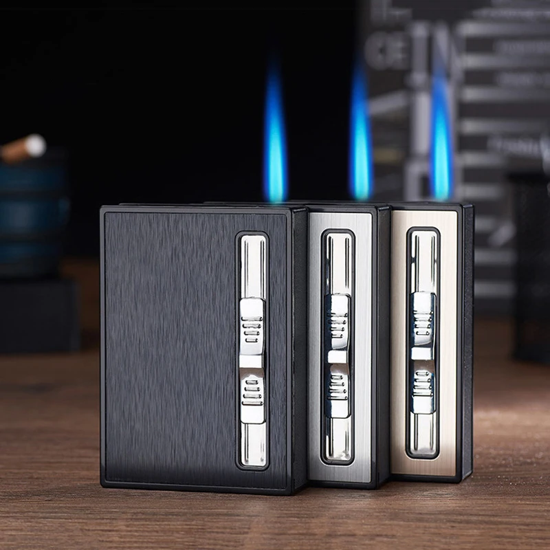 Butane Torch Turbo Gas Metal Aluminum Lighter - LighterShopOnline.com