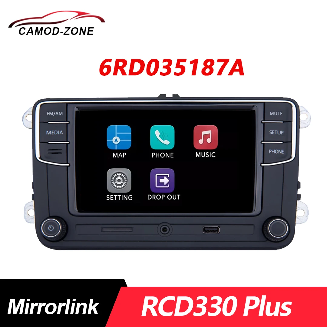 RCD330-art-MIB-araba-radyo-Bluetooth-6RD035187A-6-5-VW-PQ35-PQ46-Golf-5 ...