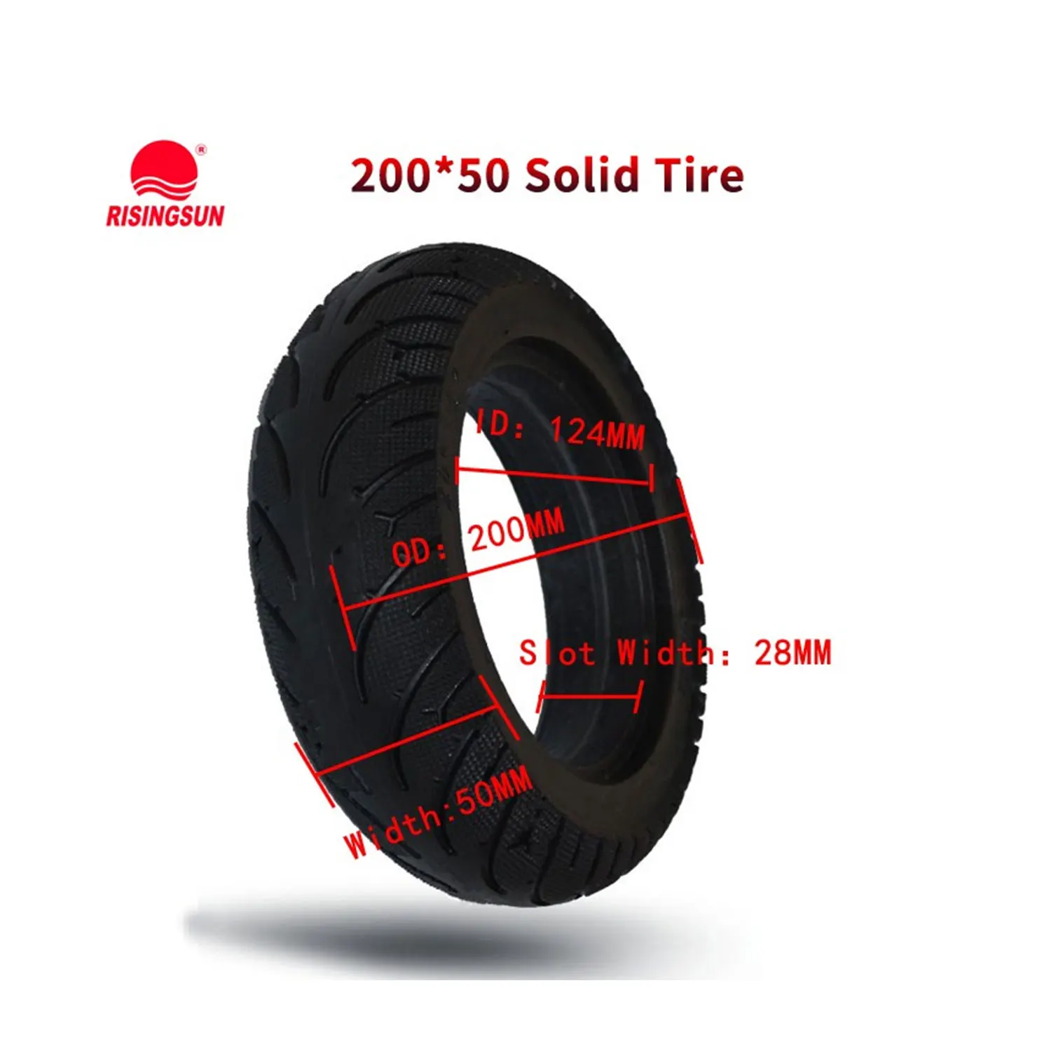 Risingsun-200x50-Solid-Tyre-8-Inch-Tubeless-Tyre-200-50-Non-inflatable ...