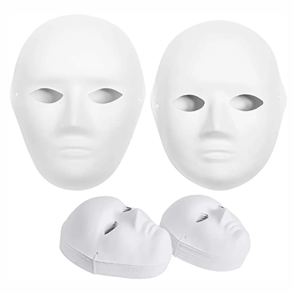 Half Black And White Mask