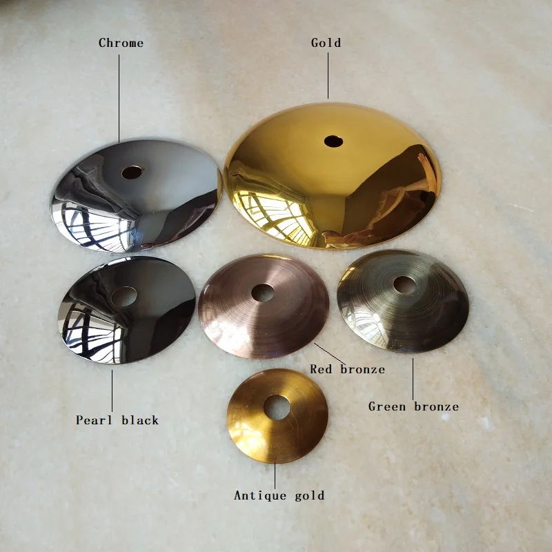 5pieces/lot 30/40/50/60/80/90/100/120/140/160mm Metal cap arc cover ...