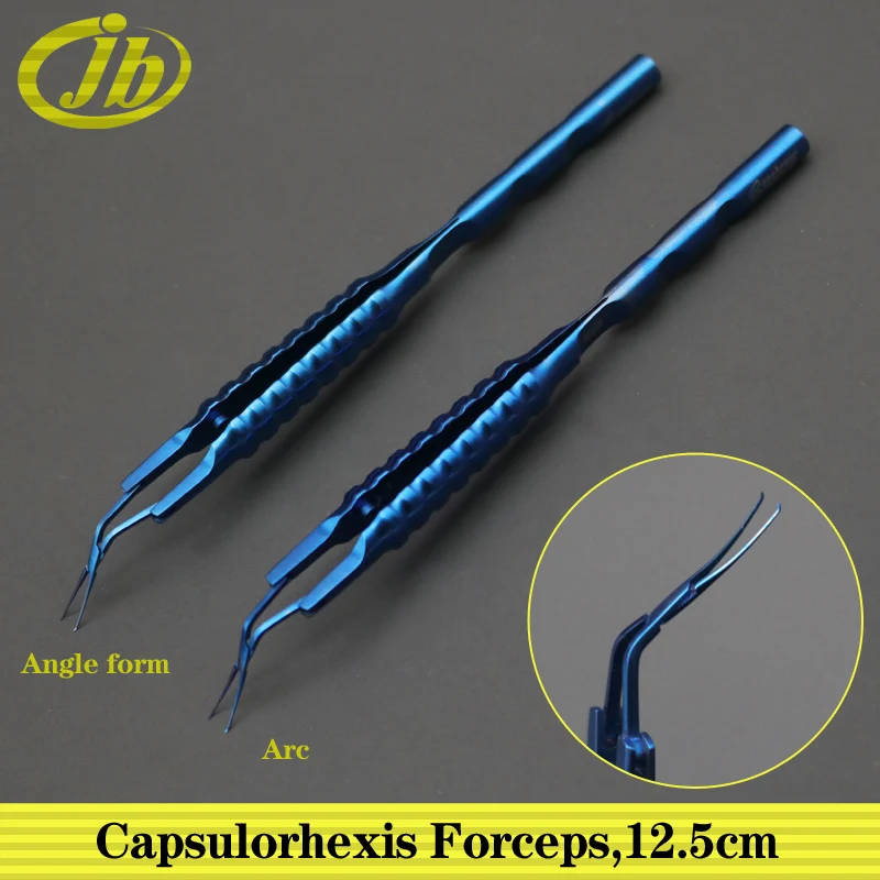 Capsulorhexis Forceps Angle Form 12.5cm Surgical Operating Instrument ...