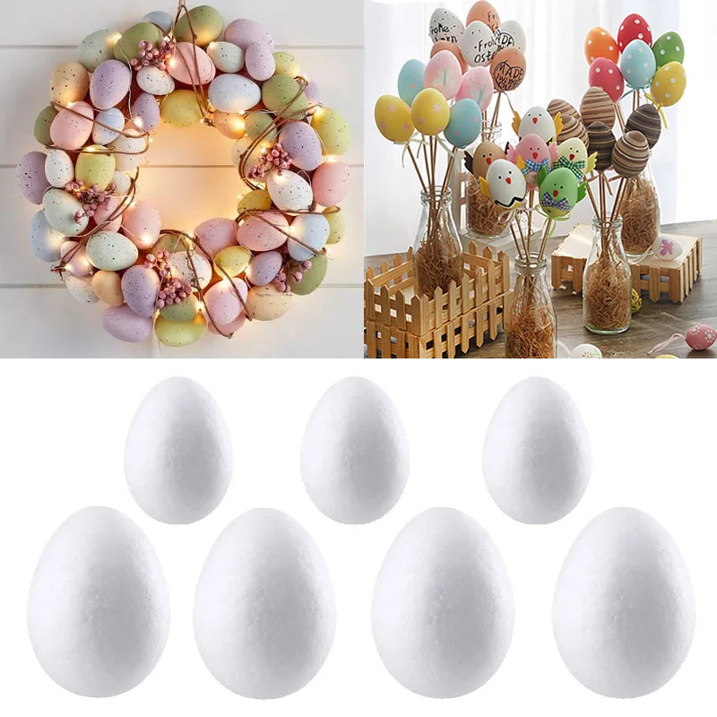 50pcs-set-Easter-Decoration-35mm-60mm-Durafoam-Eggs-DIY-Styrofoam ...