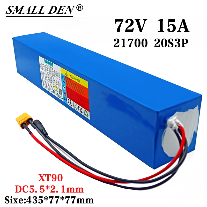 72v 15ah 20s3p 21700 Lithium Battery Pack 1000w-3000w Dc 74v For ...