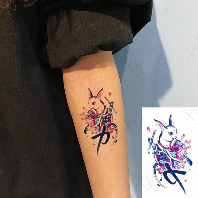 Japanese Rabbit Tattoo