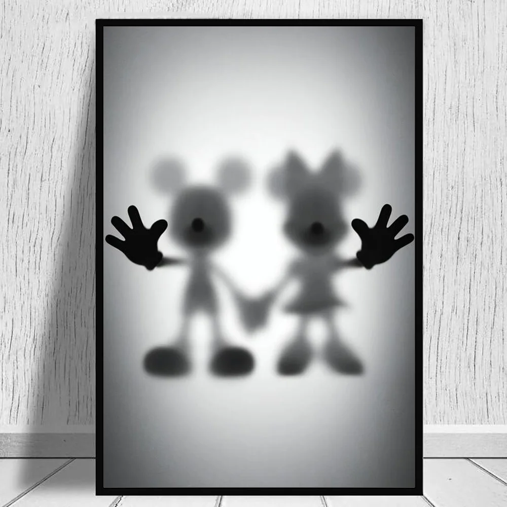 Mickey And Minnie Black And White