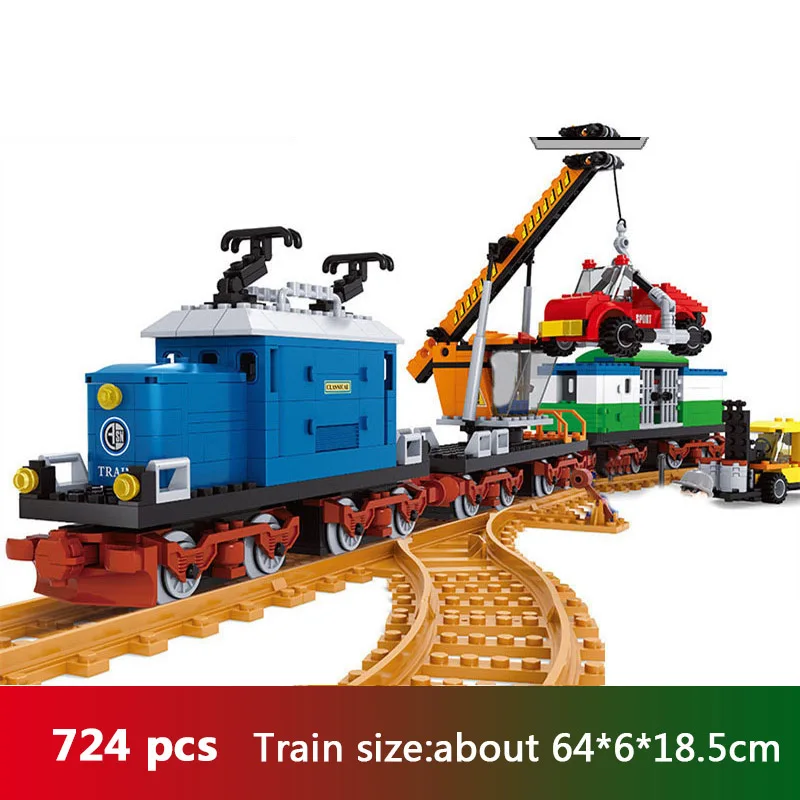 Ausini City Train Model Building Blocks - Building Toys