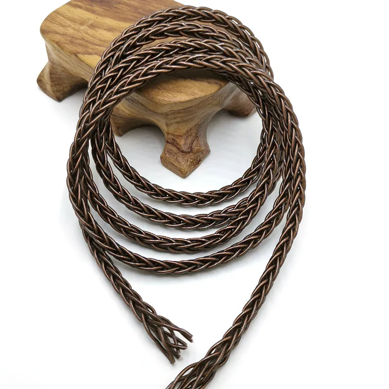 1m DIY Replacement Cable Silver plated Upgraded Wire 8 core wire cable ...