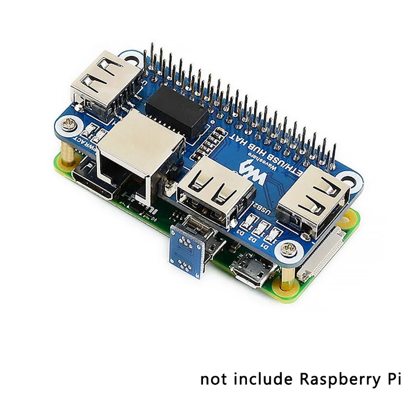 Raspberry Pi Puerto de red USB a Ethernet RJ45, Hub divisor de 3 ...
