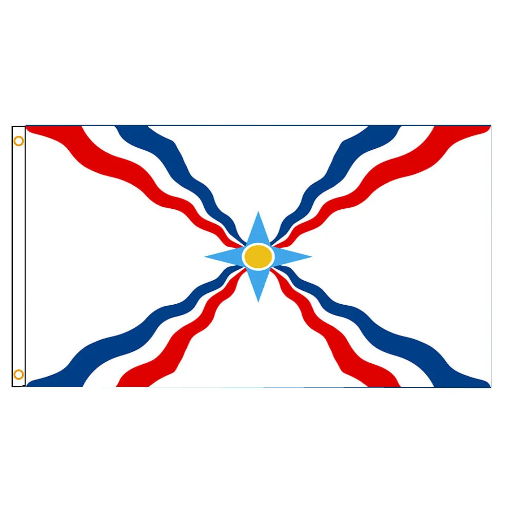 Assyrian-Empire-Assyria-Flag-Polyester-High-Quality-Printed-Club-Home ...