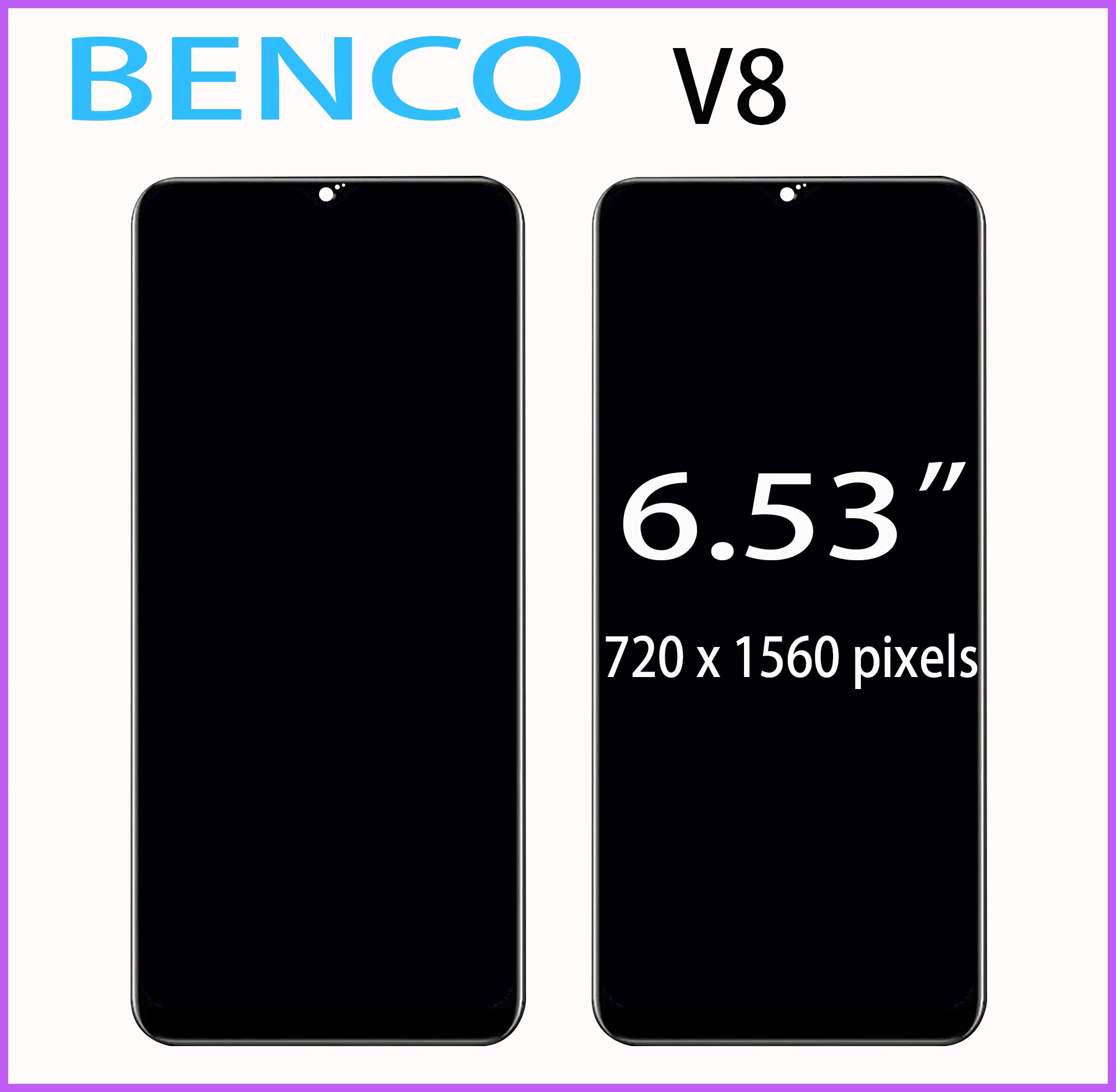 Original New 6.53"inch Display For Benco R8 / Lava Z93 Plus Lcd Display ...