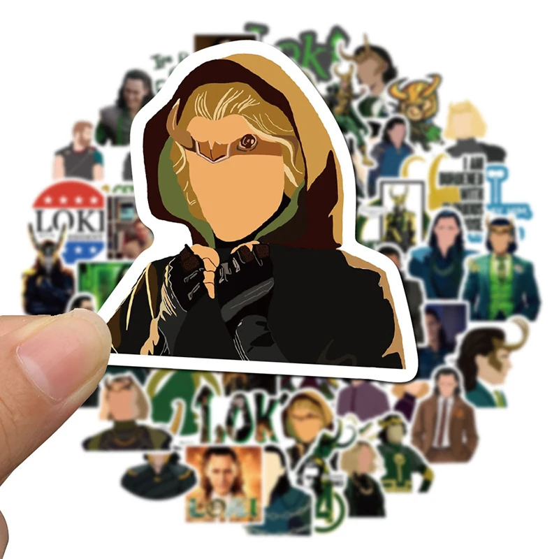 Materials Loki Laufeyson Powerpuff Girls Inspired Sticker Paper, Party ...