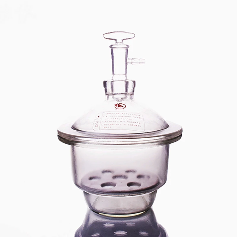Vacuum Desiccator,Clear/Brown with ground-in stopcock and porcelain ...