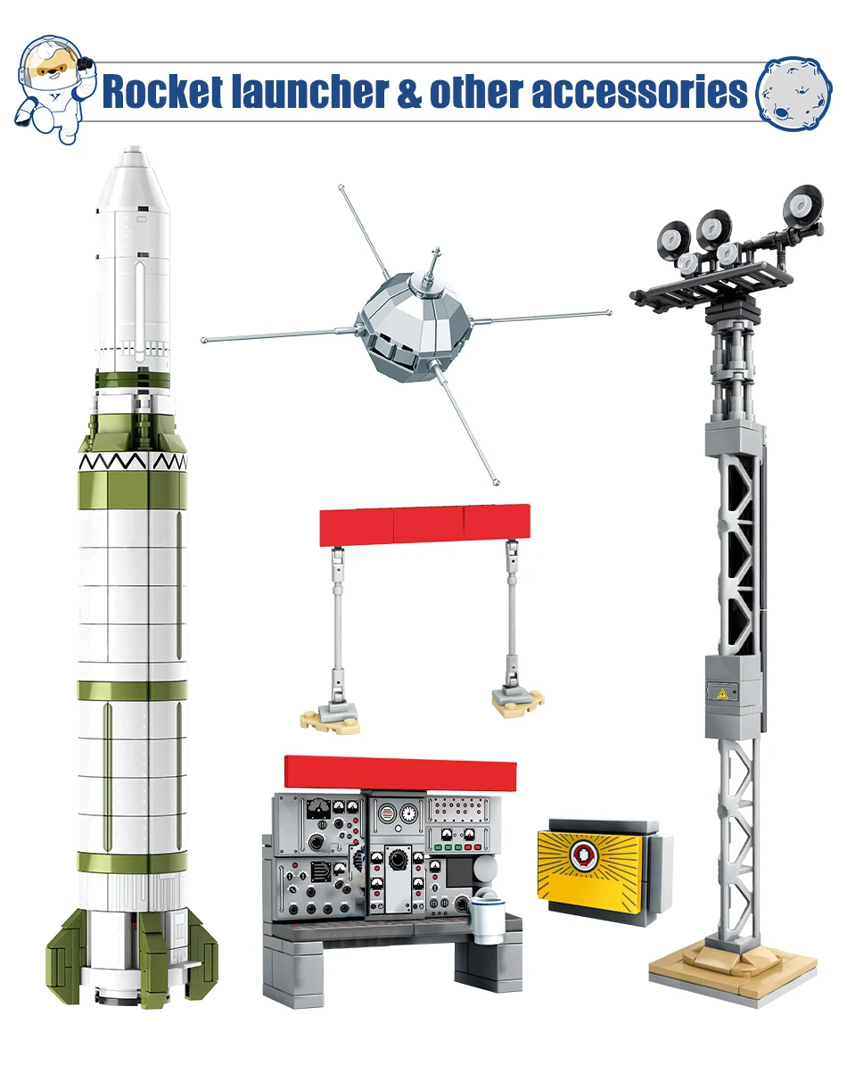 SEMBO Block Aviation Rocket Building Blocks - Building Toys