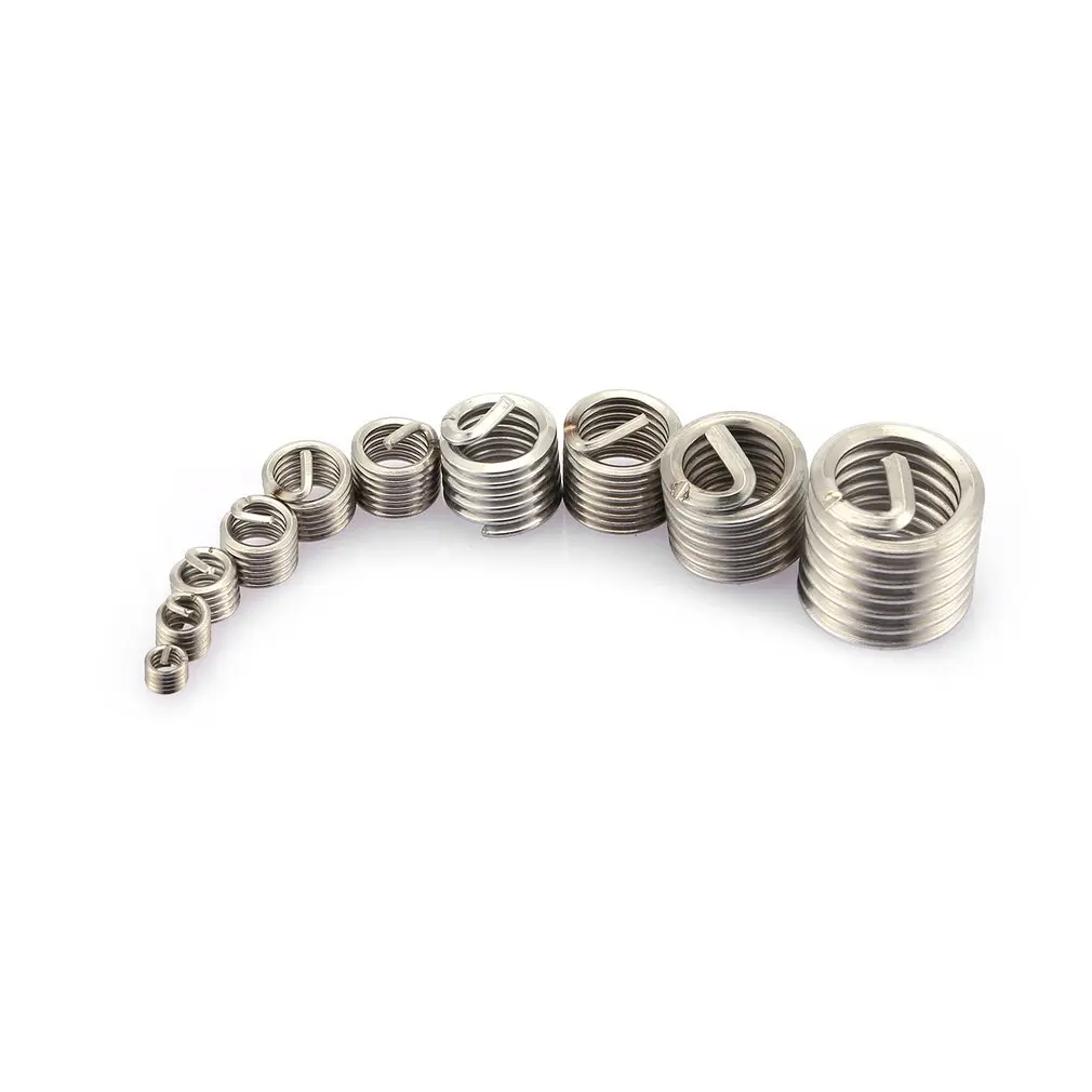 60PCS/set Thread Insert Set 304 Stainless Steel Screw Thread Repair ...