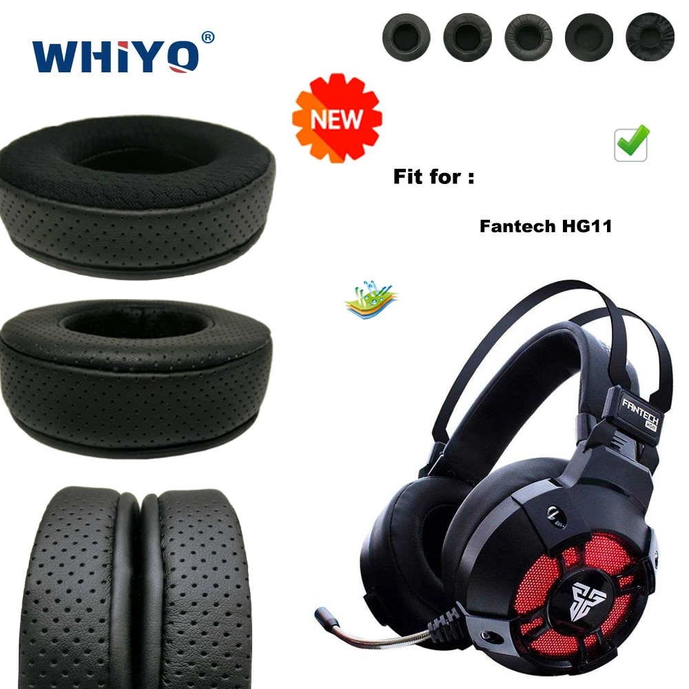 New upgrade Replacement Ear Pads for Fantech HG11 Headset Parts Leather ...