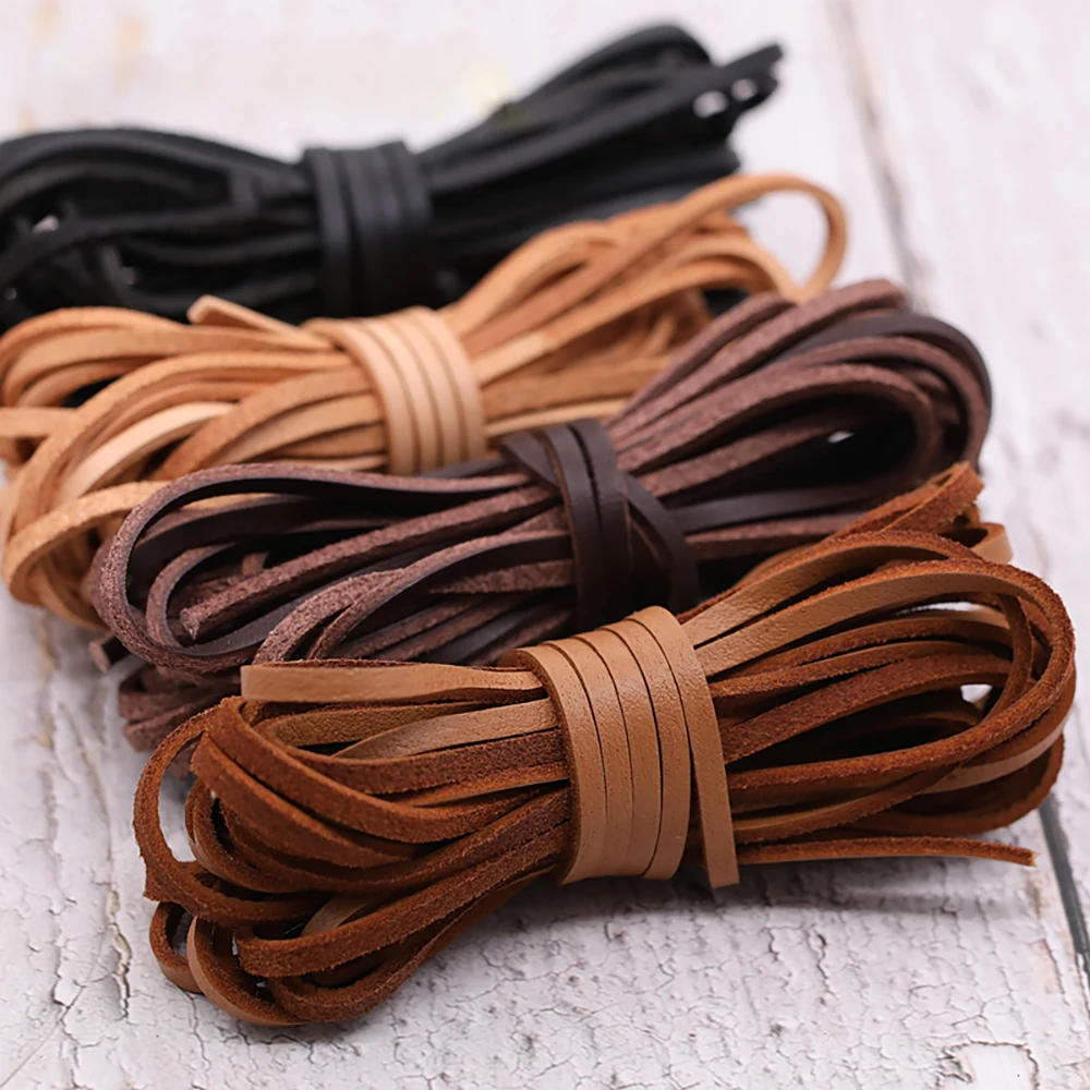 2m-1-10mm-Flat-Round-Genuine-Leather-Cord-Retro-Dark-Brown-Cow-Leather ...