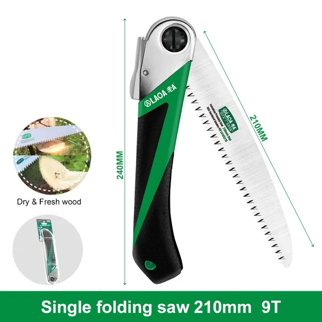 LAOA Garden Saw Pruner Secateurs Pruning SK5 Gardening Serra Camping Saws Foldable Sharp Tooth ...
