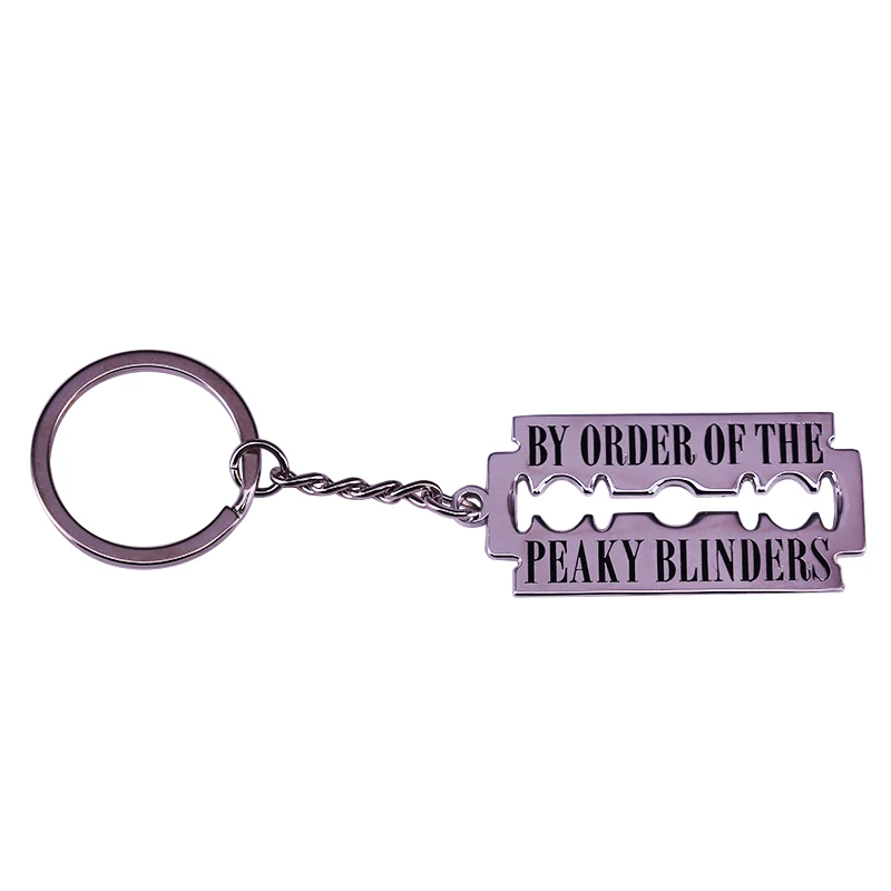 Urban-Street-Gang-Razor-Blade-Keychain-Peaky-Blinders-Metal-Keyring ...