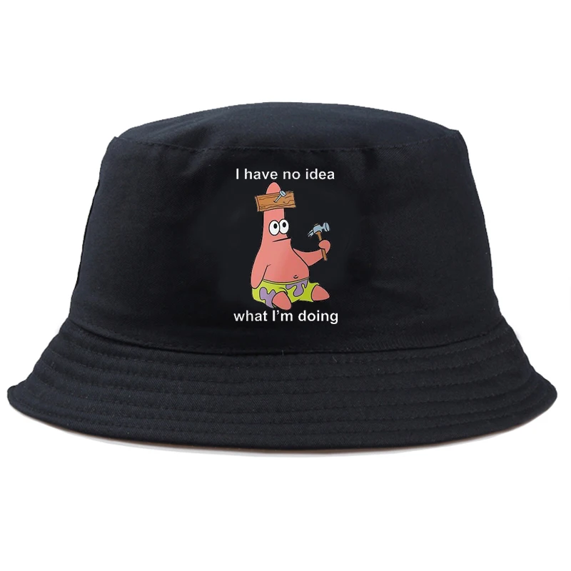 Bucket-Hat-Funny-Patrick-Star-Floppy-Casual-Fashion-Panama-Fisherman ...