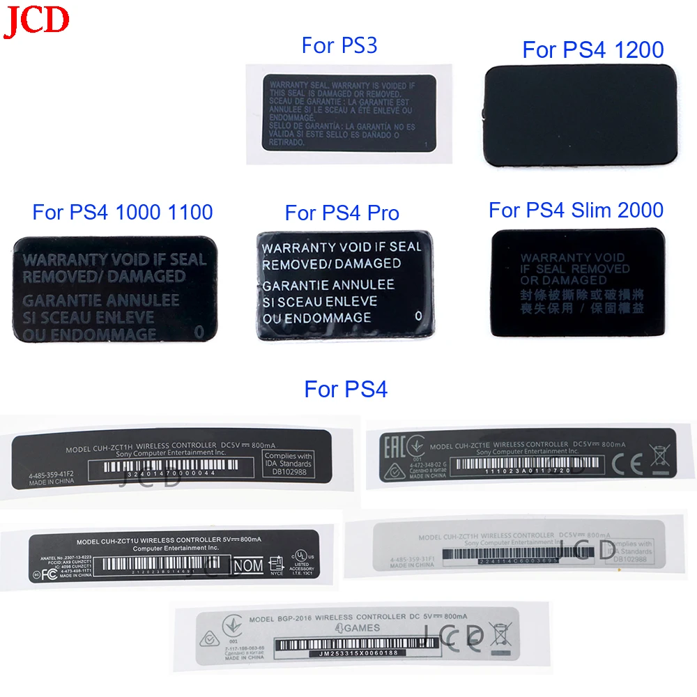 1pcs-For-PS3-PS4-slim-1000-1100-1200-pro-onsole-Label-Sticker-Housing ...