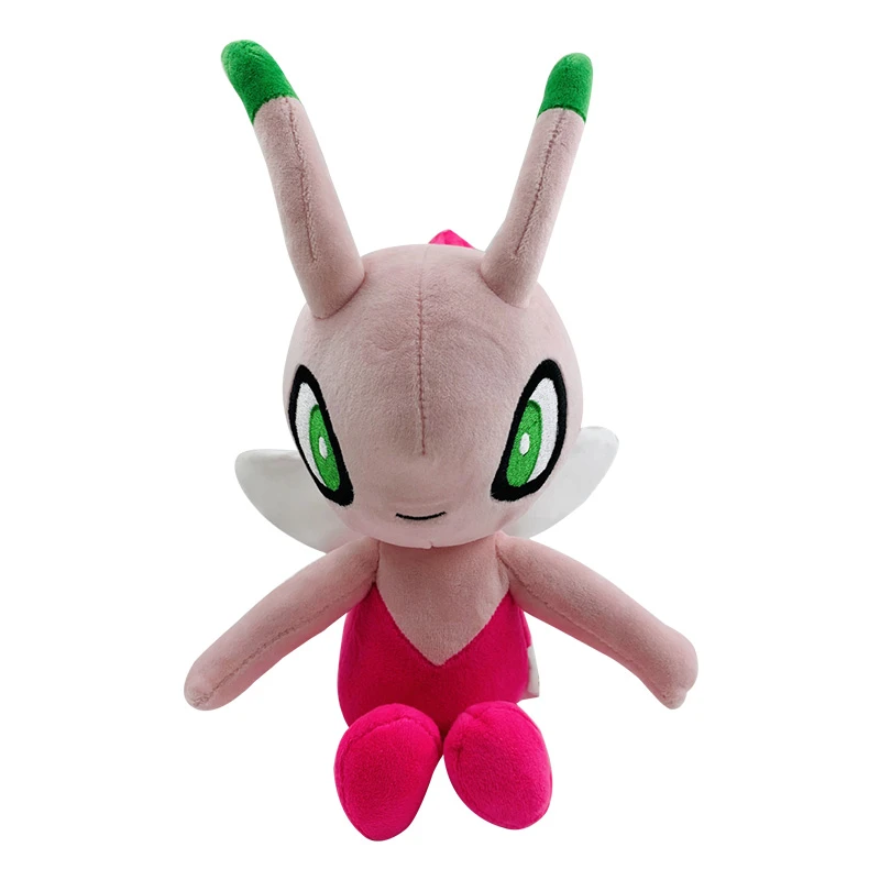 25cm Anime Figure Shiny Celebi Plush Toys Soft Stuffed Animal Dolls ...