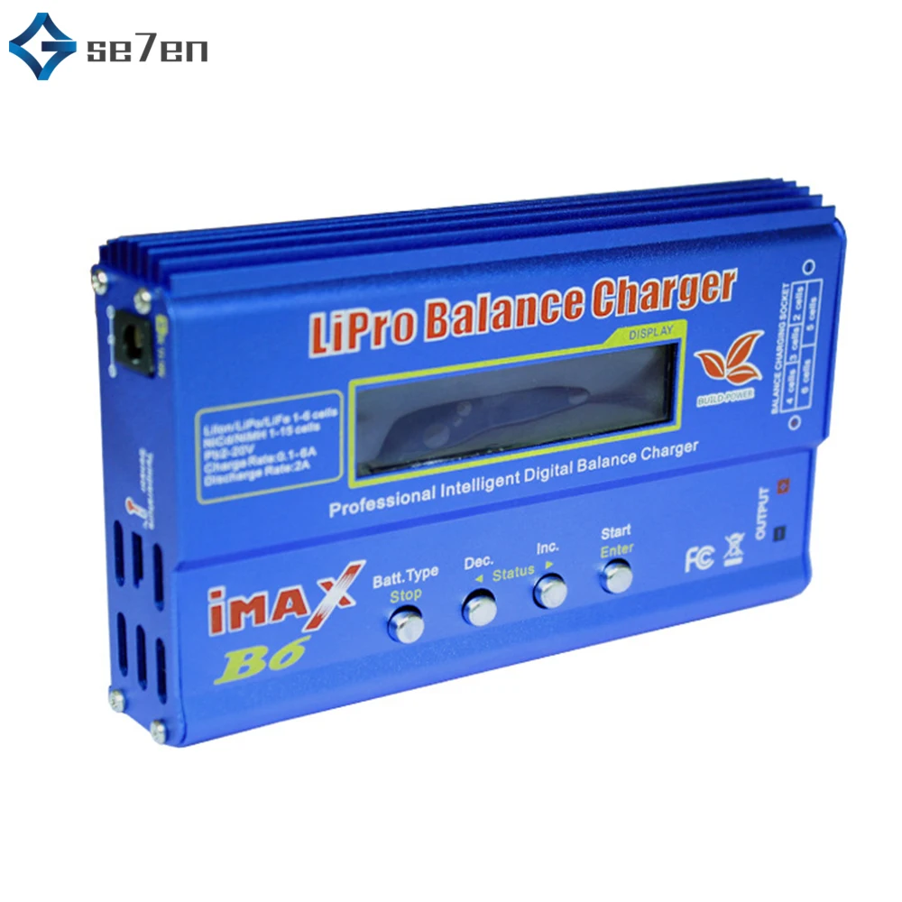 IMAX B6 80W 6A Battery Charger Lipo NiMh Li-ion Ni-Cd Digital RC IMAX B6 Lipro Balance Charger ...