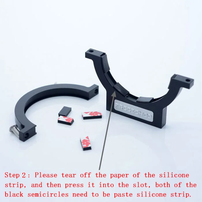 FREEZEMOD water tank fixed buckle full aluminum metal bracket 50mm 60mm ...