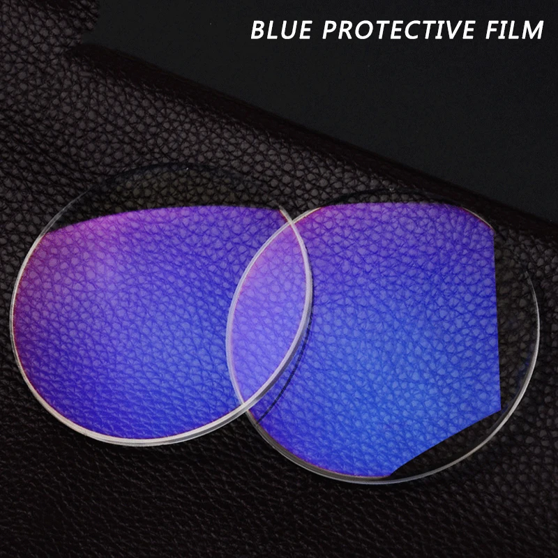 Blue Protective Film 1.56 1.61 1.67 Prescription Resin Aspheric Eye ...