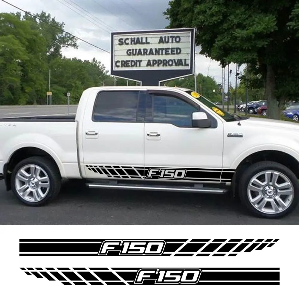 Pickup Door Side Decal For Ford F150 Raptor Truck Graphics Body Long ...