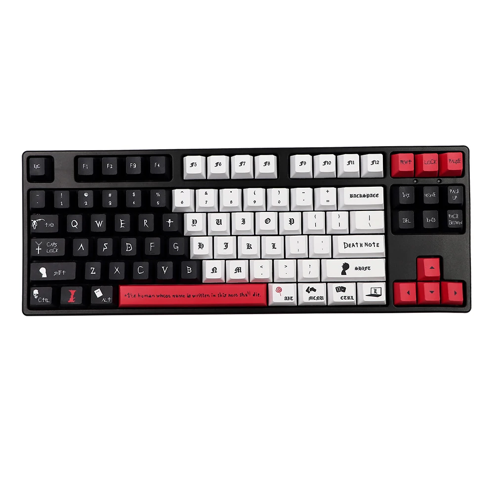 Gmk-key Death Note Keycap Cherry Profile Dye Subb Personalized Keycaps ...